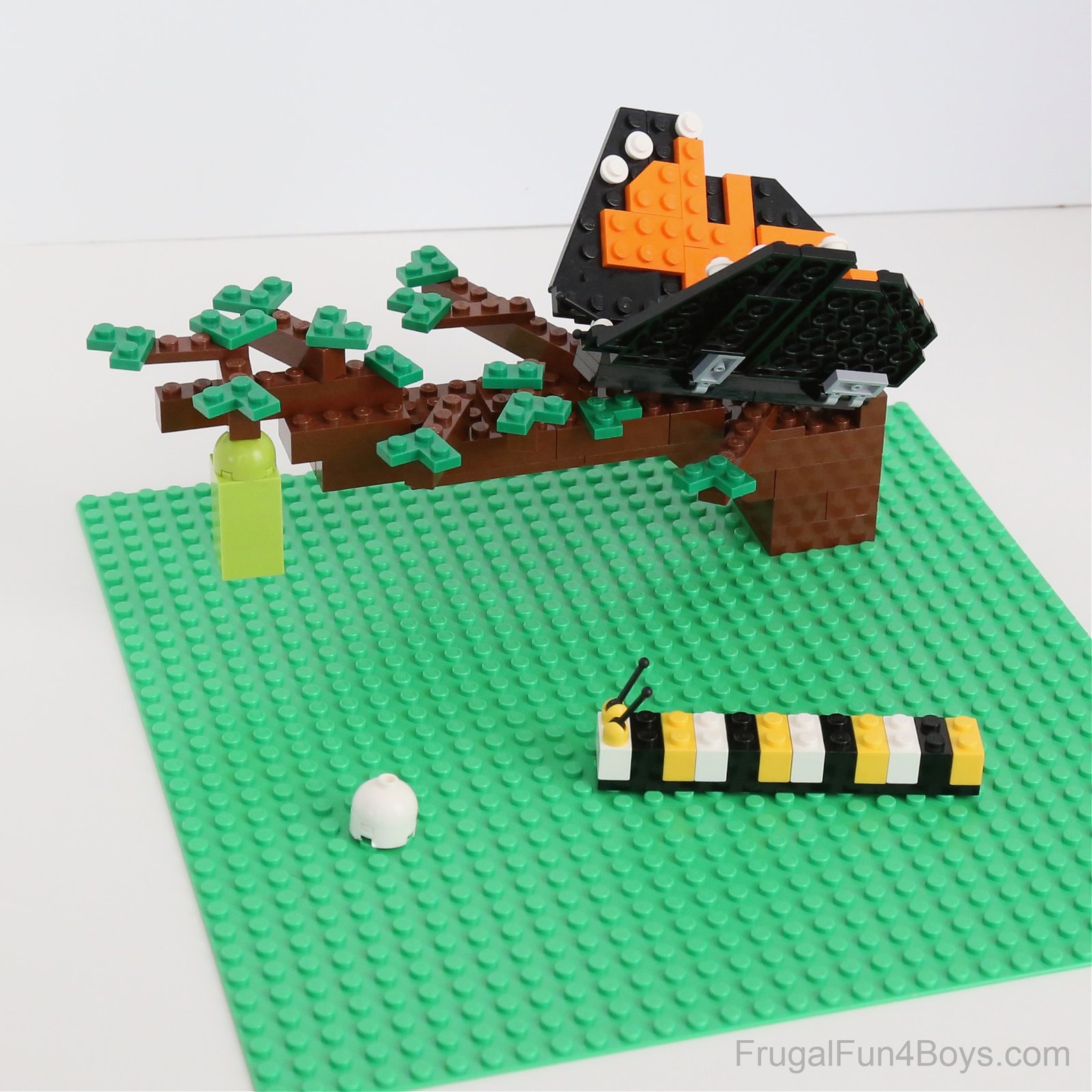 Building the Monarch Butterfly Life Cycle with LEGO Bricks ...